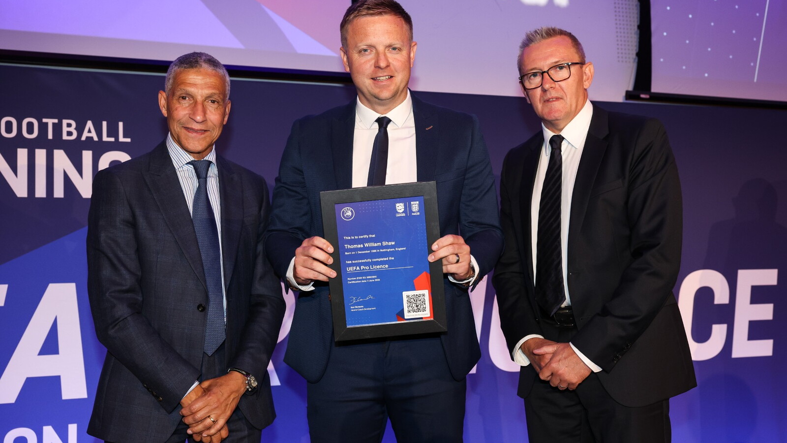 Shaw achieves UEFA Pro License | Lincoln City Football Club