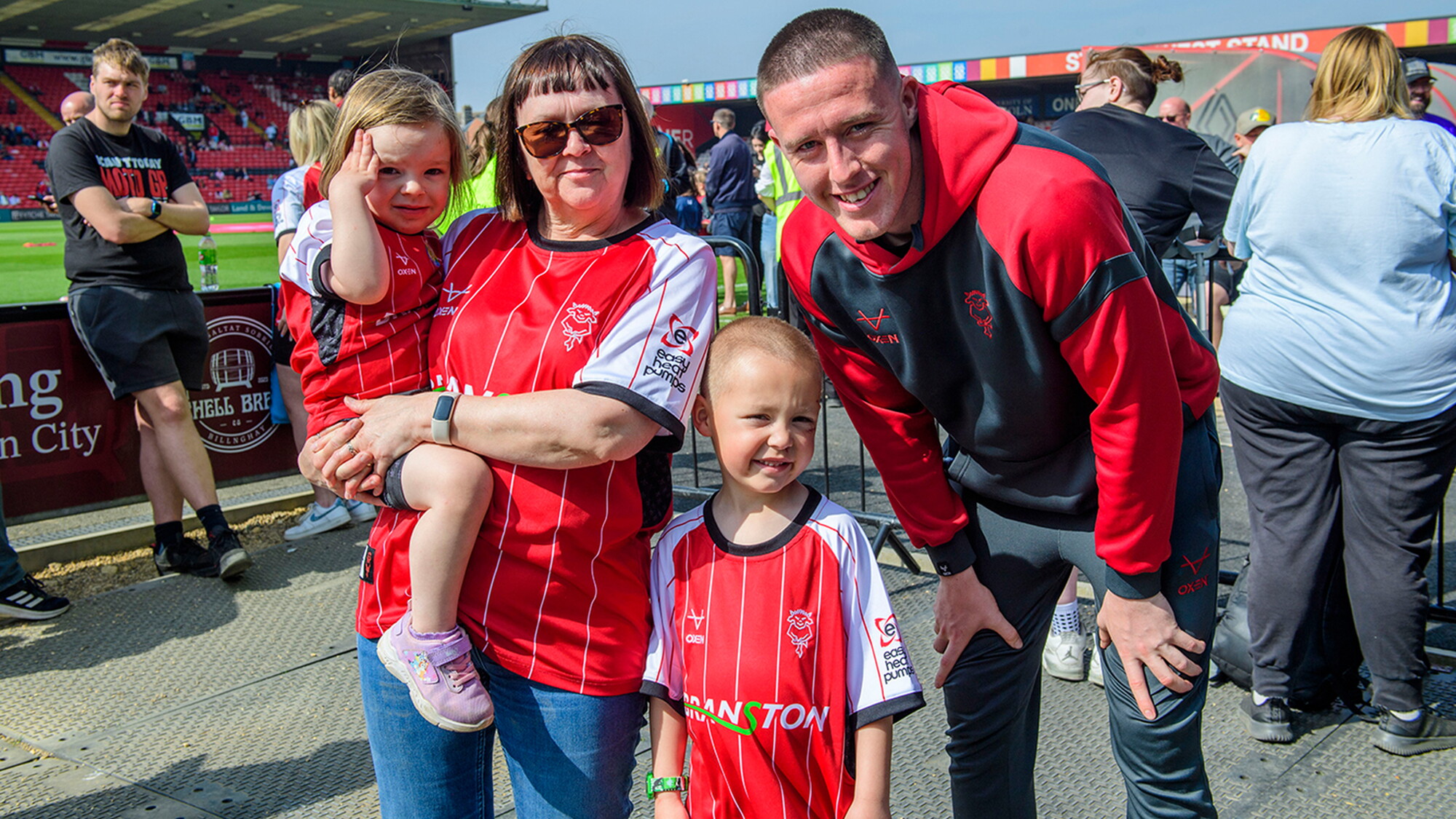 Stacey West stand open for home fans | Lincoln City Football Club