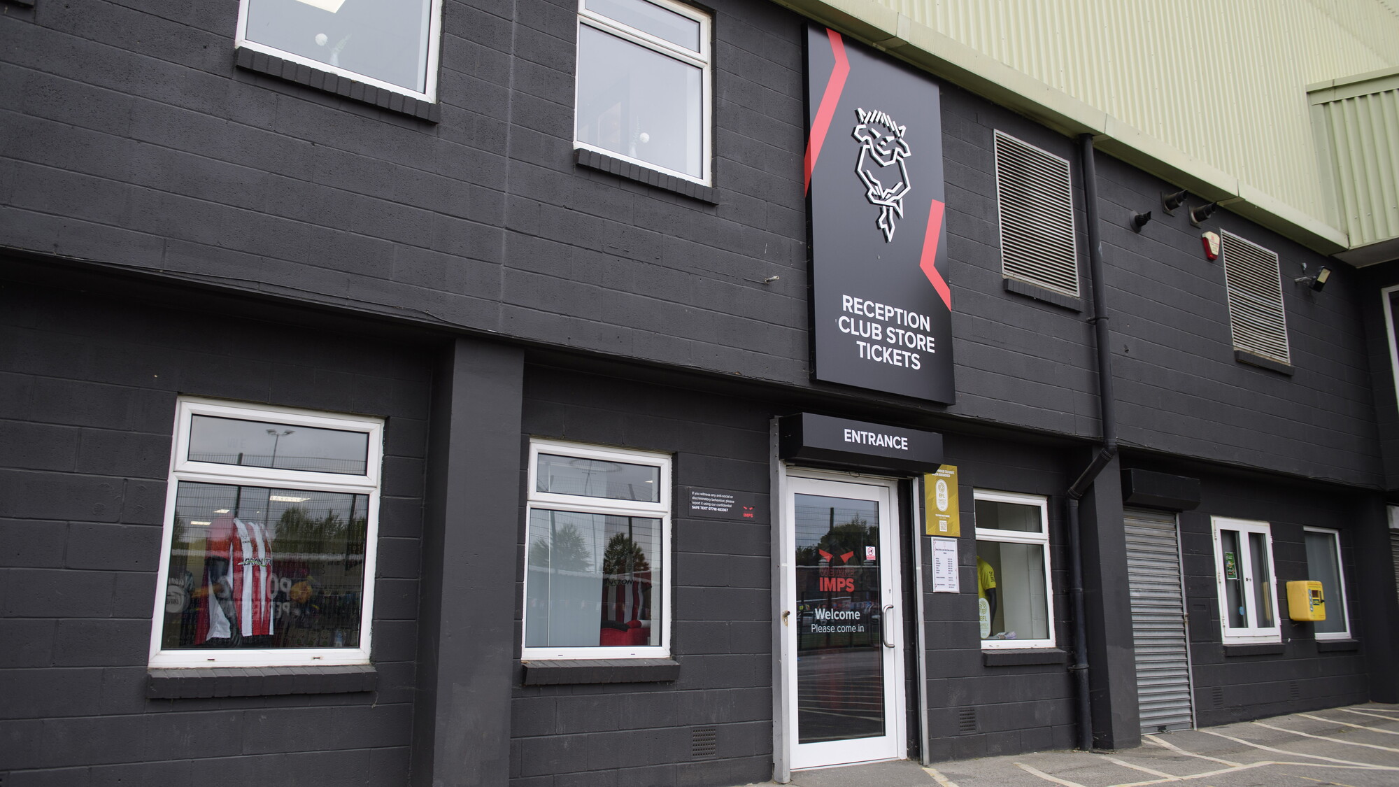 Club store/Fan Village retail unit | Lincoln City Football Club