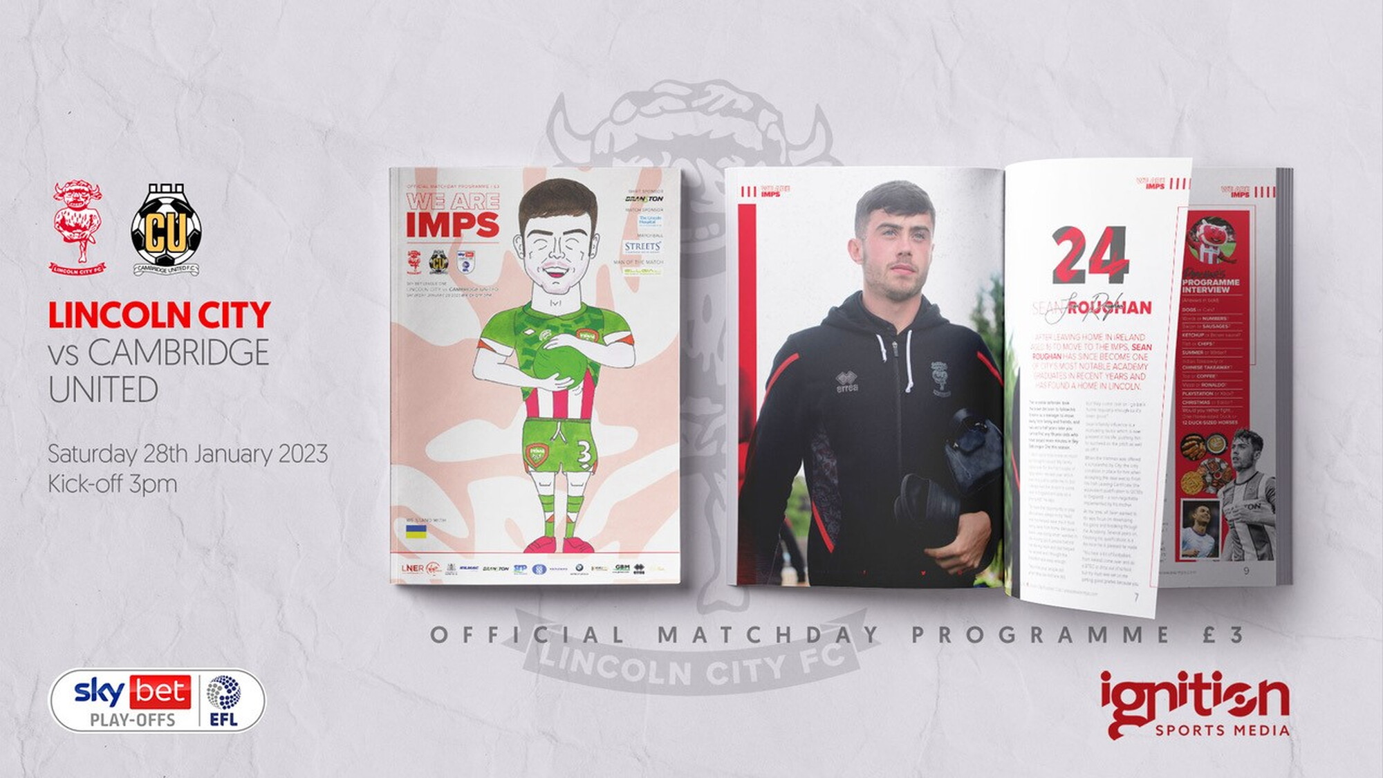 Roughan's pride at coming through City Academy | Lincoln City Football Club