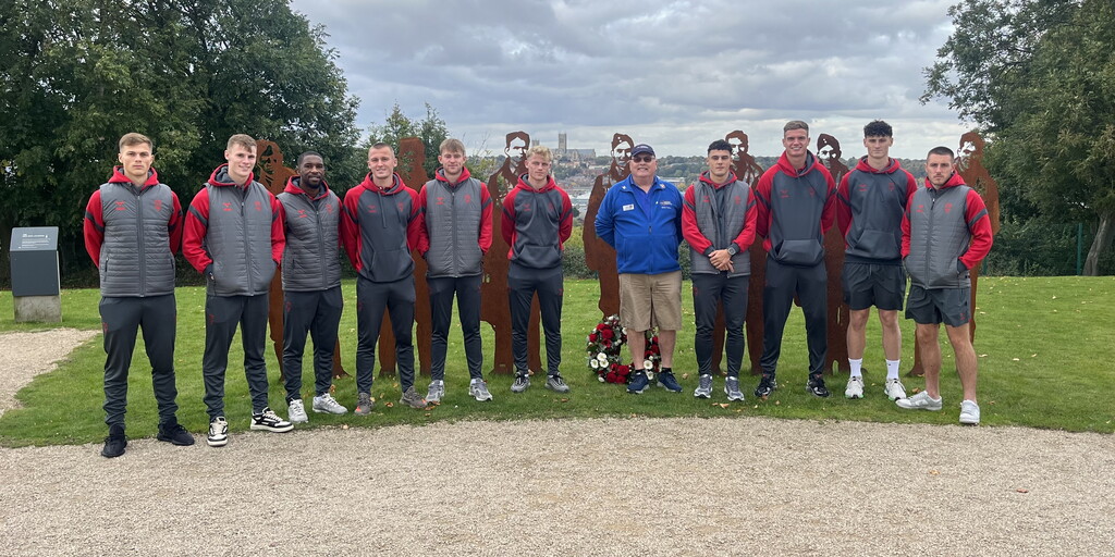 First-team squad visit International Bomber Command Centre | Lincoln ...