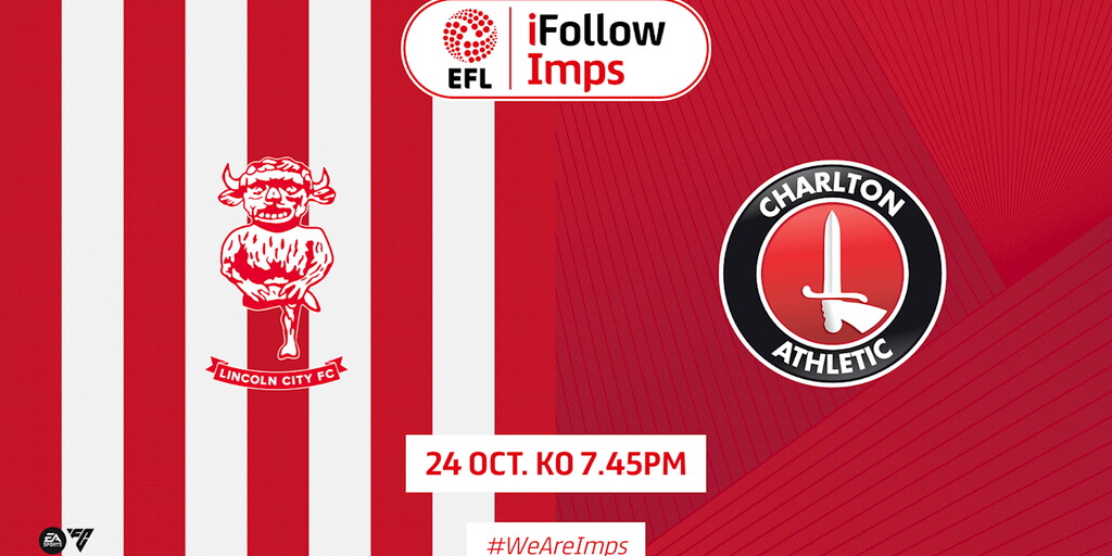 Watch Charlton fixture on iFollow Imps | Lincoln City Football Club